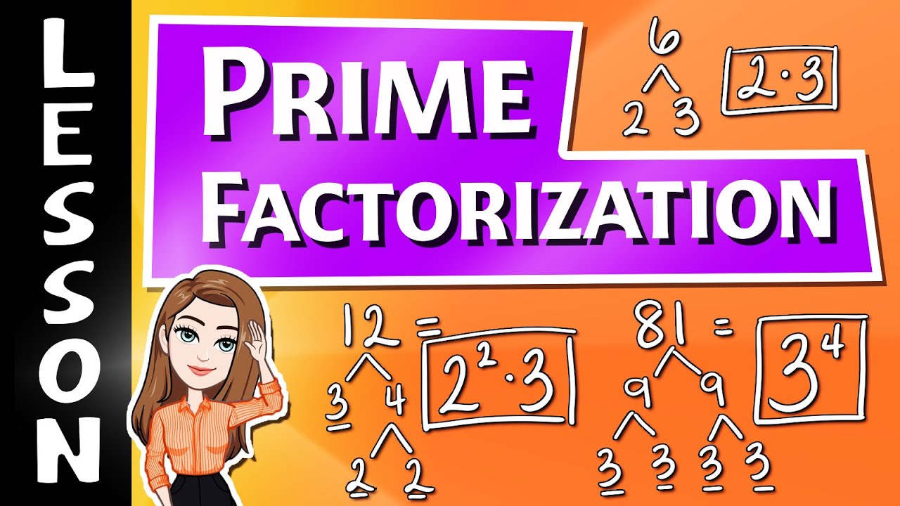 Prime Factorization with Factor Trees | 6th Grade Math