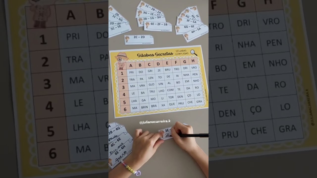 Atividades Sílabas Simples e Sílabas Completas -  Kit Sílabas Secretas em formato PDF para imprimir!