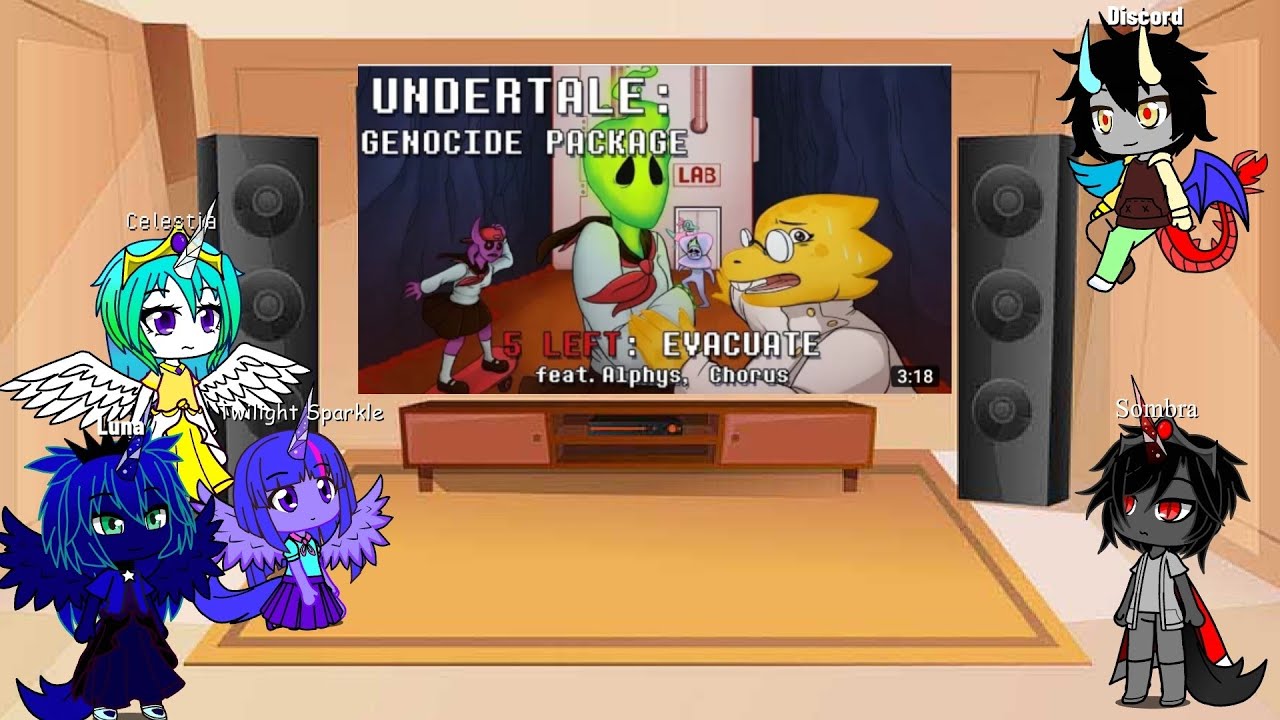 Mlp react to Genocide Package: Evacuate