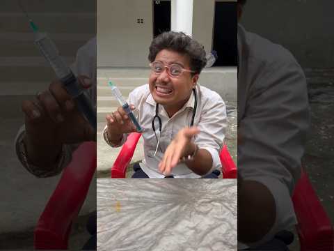 Samita Injection Ki Darke Bhaag Gaya 🙄😂😁 #funny #viral #shorts