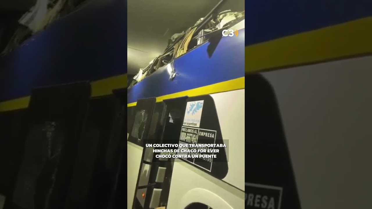 A group of Chaco For Ever fans crashed into a bridge.