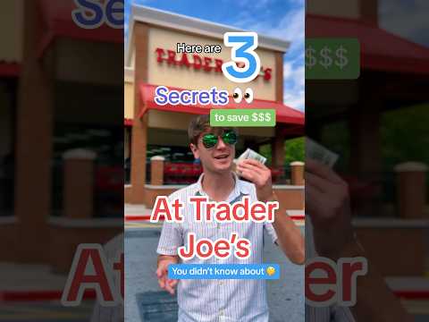 Trader Joe’s Secrets😱 #traderjoes #shopping #savemoney