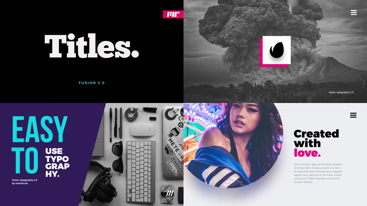 Animated Typography | After Effects Project Files - Videohive template