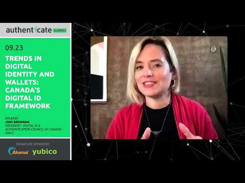 FIDO's Authenticate Govt Summit - Trends in Digital Identity/Wallets: Canada's Digital ID Framework