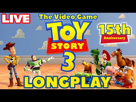 🔴LIVE | HAPPY BIRTHDAY TOY STORY 3!!! - Long-playing Toy Story 3 the video game😮💨🤠👨🚀