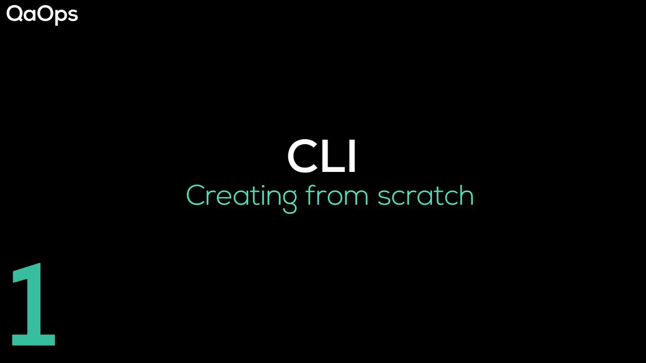 CLI | Creating from scratch