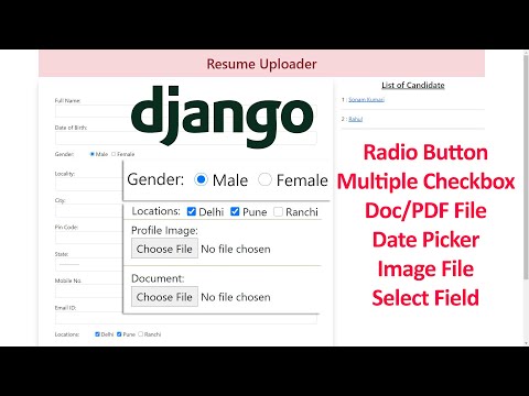 Learn Resume Uploader Django Project Hindi - Mind Luster