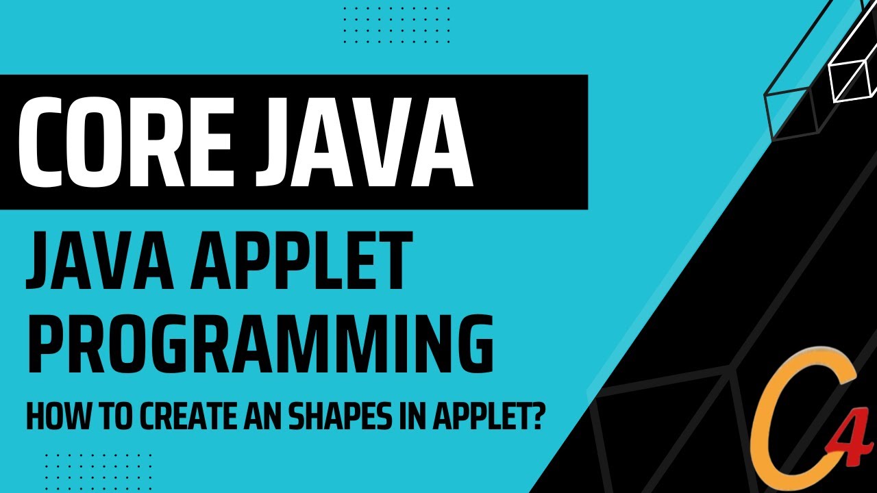 032 JAVA Applet Programming : How to create an shapes in Applet?
