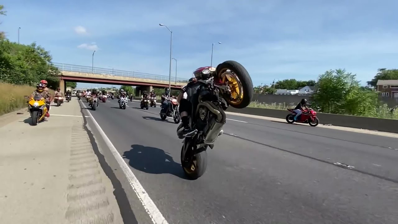 Buell wheelie compilation
