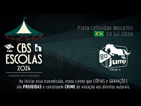 🇧🇷 CBS ESCOLAS 0,60m - Pista Leônidas Mocellin - 24/07/2024