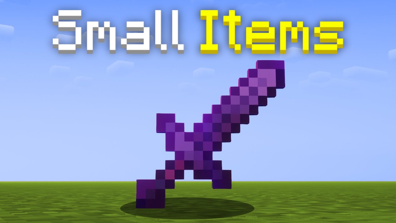 The Best Small Items Texture Packs | View Model Packs 1.21 +
