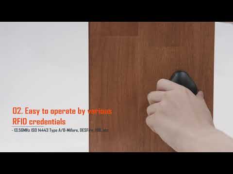 ZP100 Wireless Offline RFID locker lock (smart lock, digital lock) (by ...