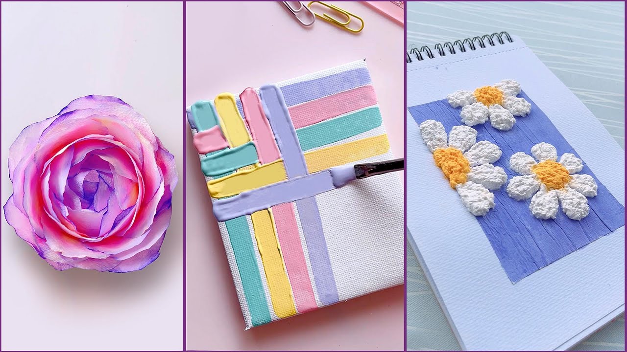 10 Easy Art Tips & Hacks || Cool Art ideas || Painting tutorials