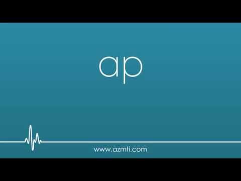 CNA Abbreviations: ap