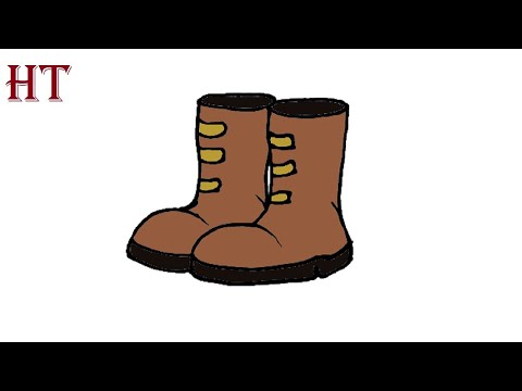 How to draw Boots easy Step by Step – I'm Youtuber – Follow my videos ...