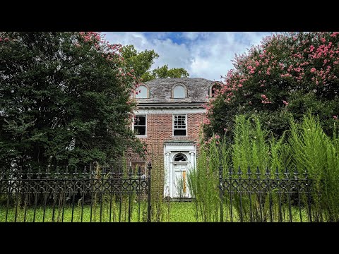 Stunning Forgotten Merrimeade Farm Down South *Beautiful Colonial Revival Built in 1927