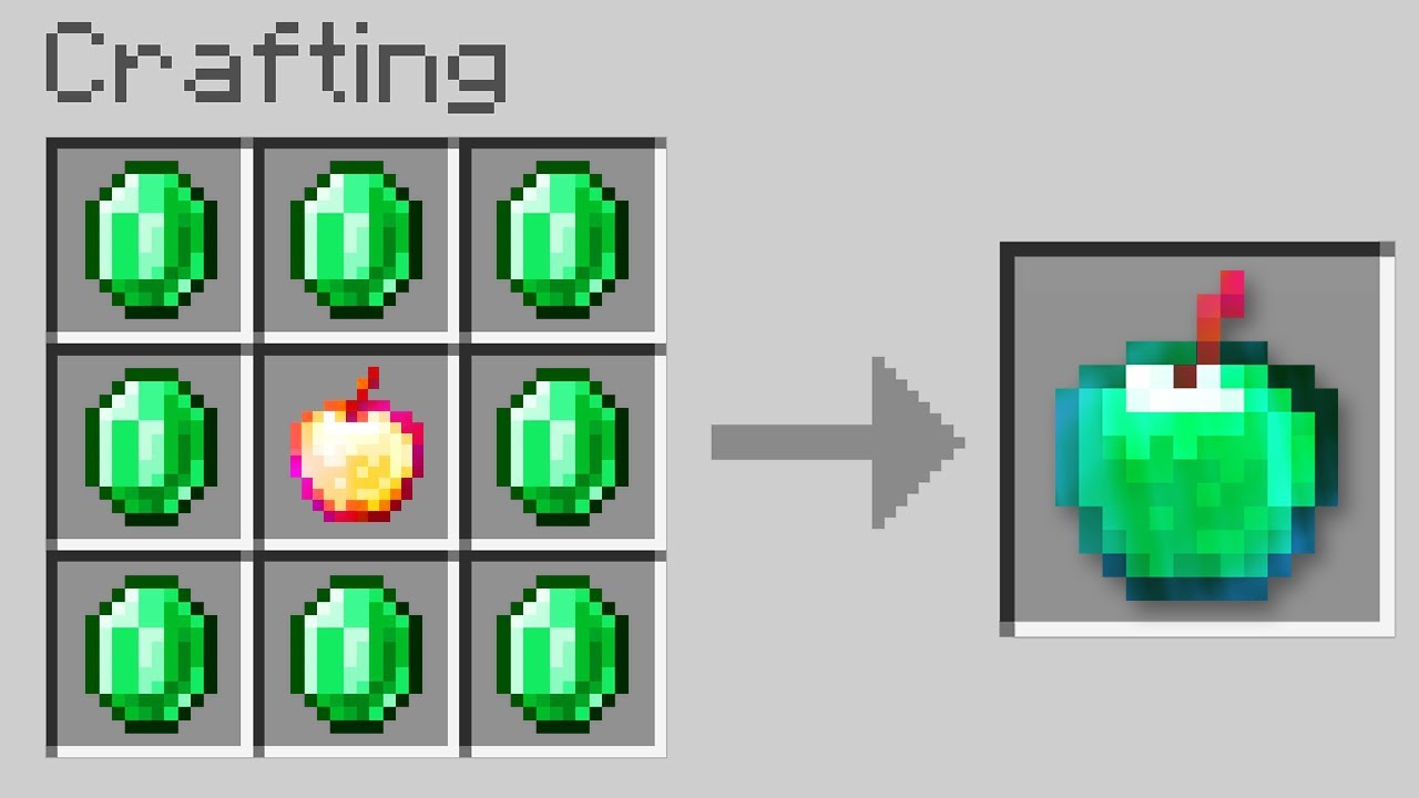 Minecraft, But Crafts Use Emeralds...