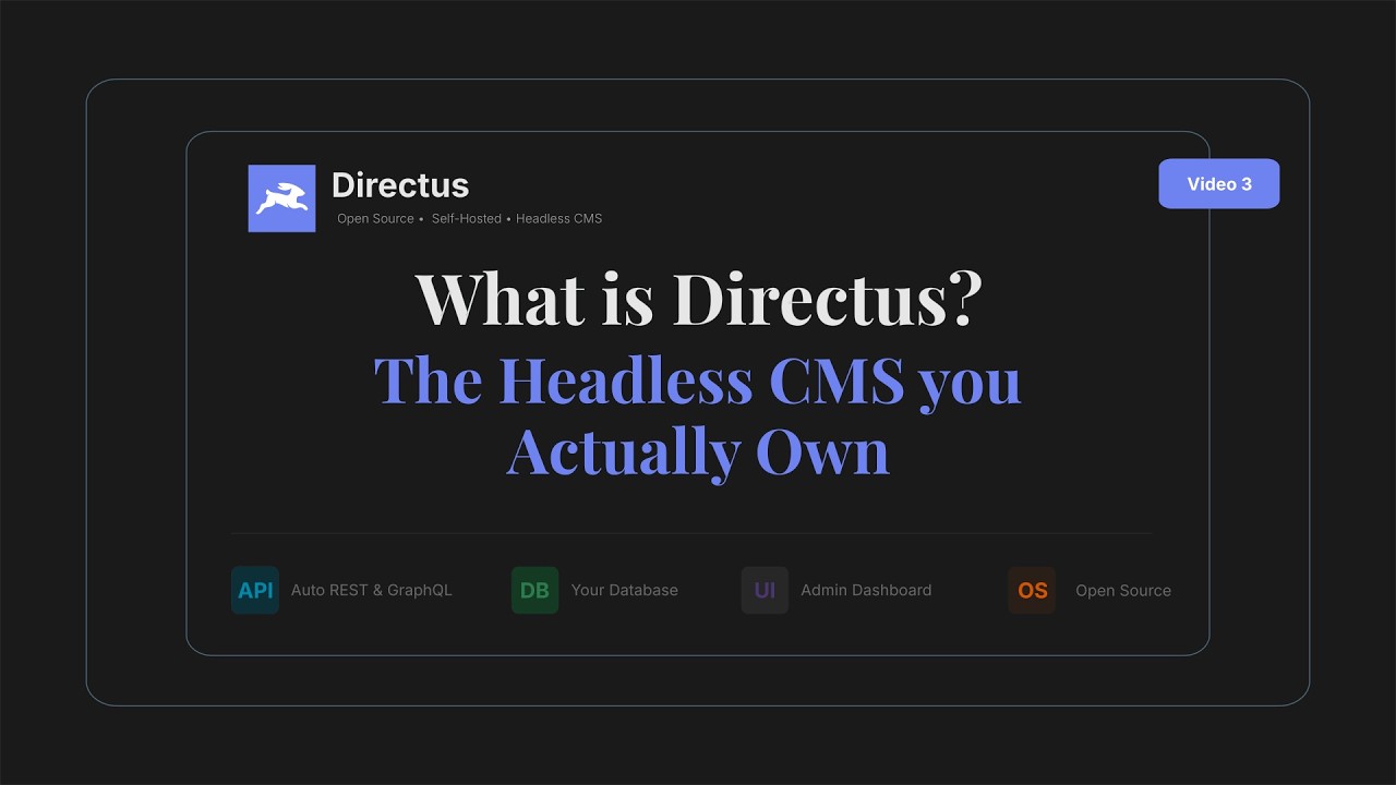 What is Directus? The Headless CMS You Actually Own.