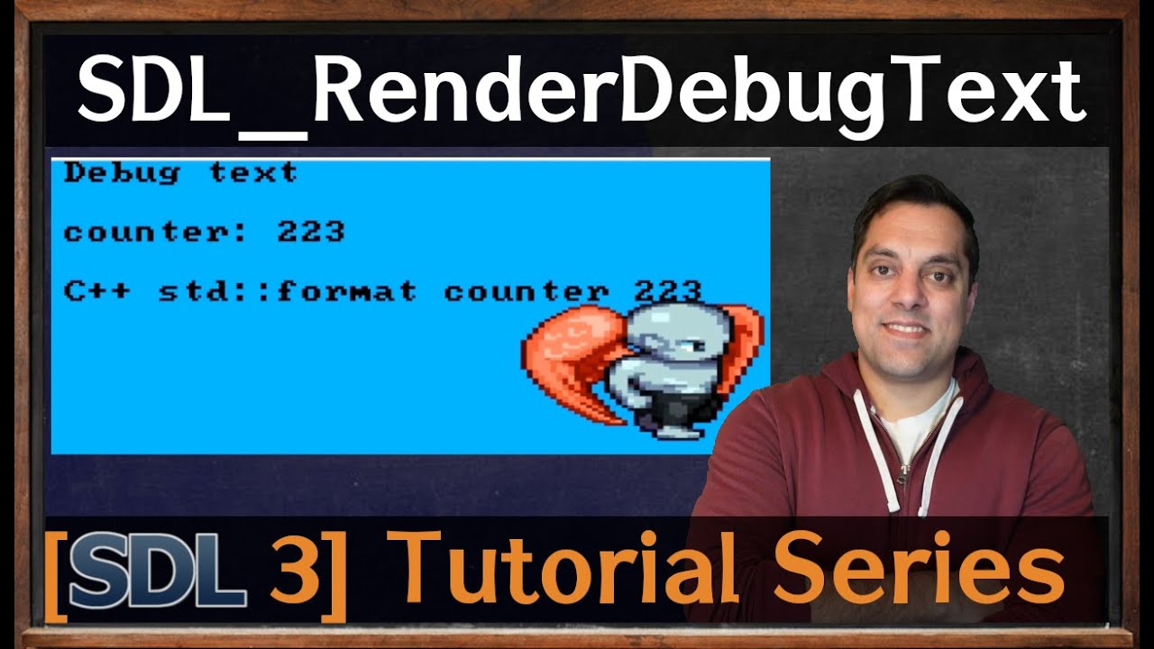 SDL3 Debug Text rendering [SDL3 Episode 22]