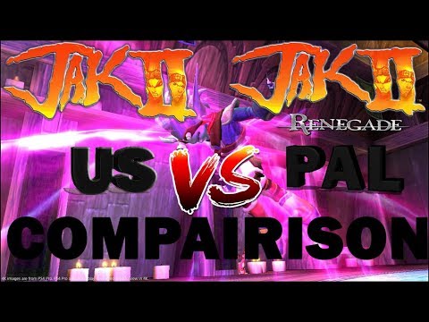 Jak 2 US Vs Jak 2 Renegade PAL Version Speed Comparison
