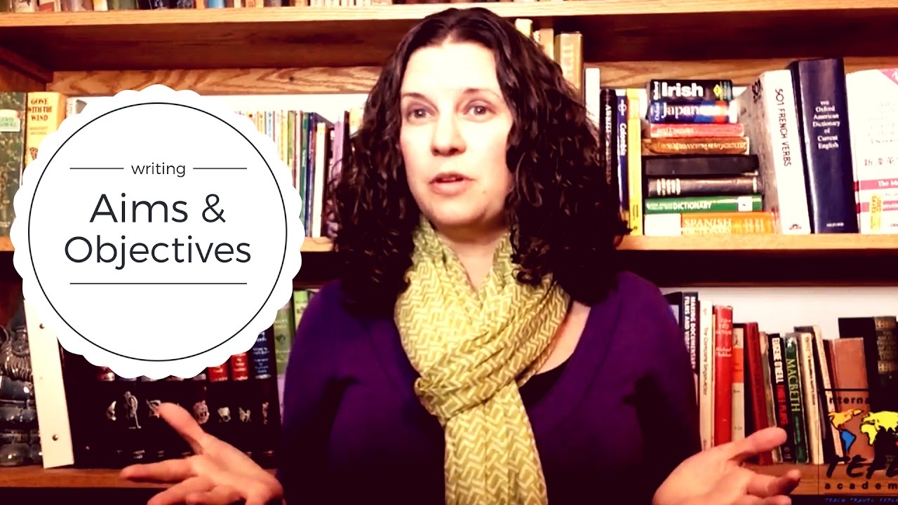 Writing Aims & Objectives - International TEFL Academy