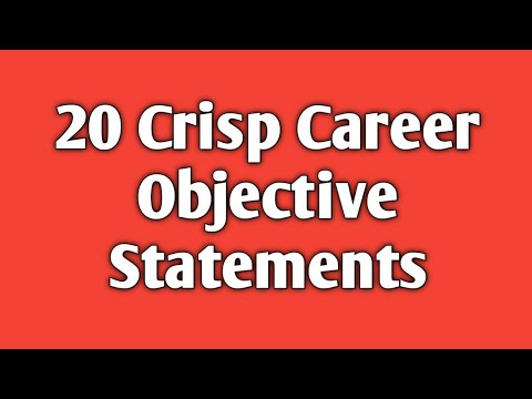 Examples Of Best Career Objective Statements II Career Objective Statements for Resume