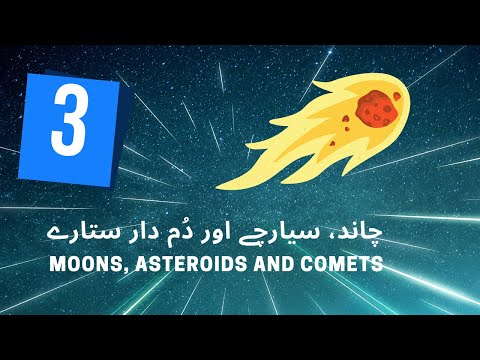 [Urdu] Moons, Asteroids and Comets | Kainaat Kids