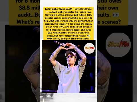 Justin Bieber’s $24M Debt Drama –What Really Happened with Scooter Braun #scooter #justinbieber #new