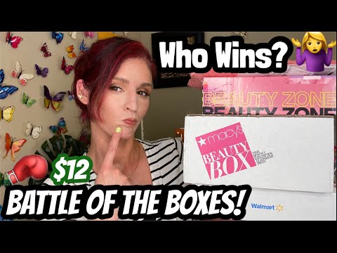 Battle of the $12 Beauty Boxes!//Sephora vs Macy’s vs IPSY vs Walmart
