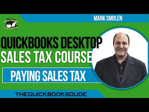 How To Record Sales Tax Payments In QuickBooks