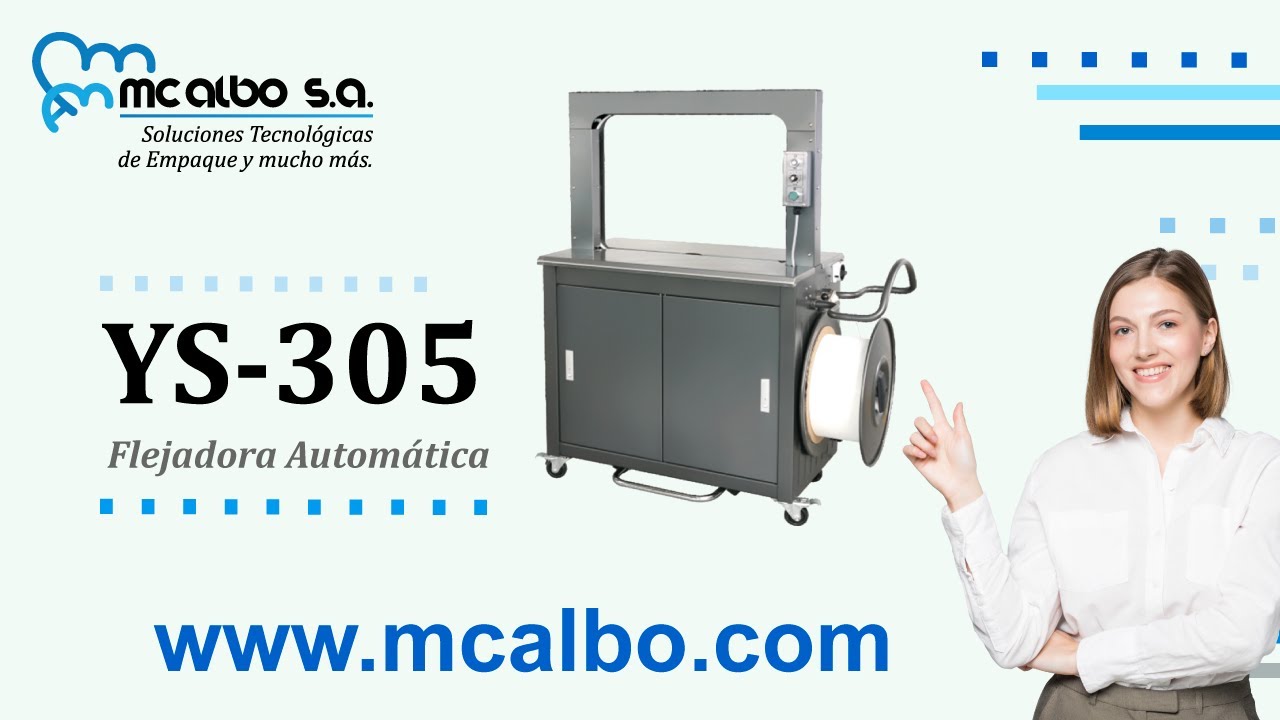 YS305  Flejadora Semiautomática de Arco