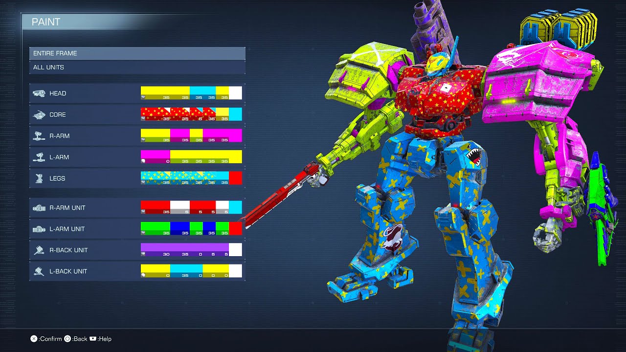 The Customization in Armored Core 6 is WILD