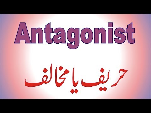Antagonist; Literary Terms in Urdu.