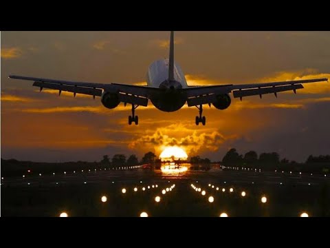 kochi airport flight landing view || Best flight landing view
