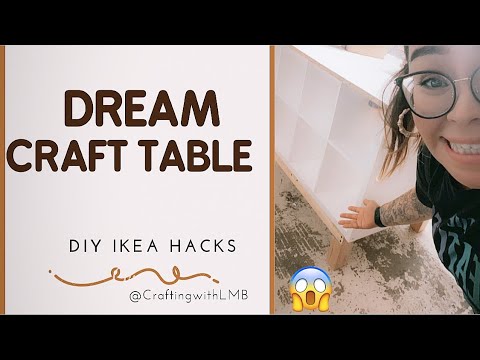 2022 IKEA | DIY CRAFTING TABLE | BUILDING CRAFT TABLE | Crafting with LMB