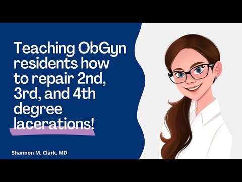 How we teach residents to repair obstetrical lacerations!