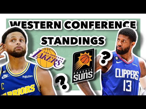 Predicting The NBA Western Conference Standings | 2023-2024