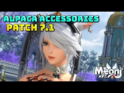 Steam Community :: Video :: FFXIV: Alpaca Earring & Neck Warmer! - 7.1 Glam