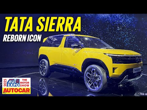 2025 Tata Sierra - Rs 15 lakh SUV to rival the Hyundai Creta | Auto Expo 2025 | Autocar India