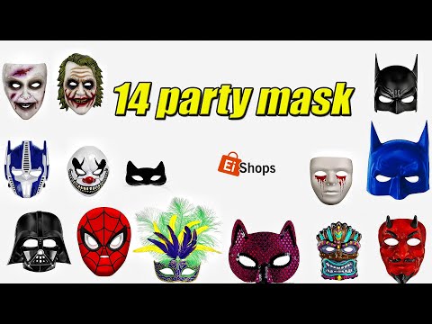 14 Party Mask | Best mask for party | types of mask | eishops