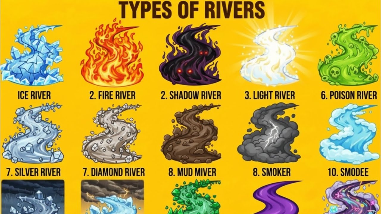 Types of Rivers Explained | Ice, Fire, Shadow & More