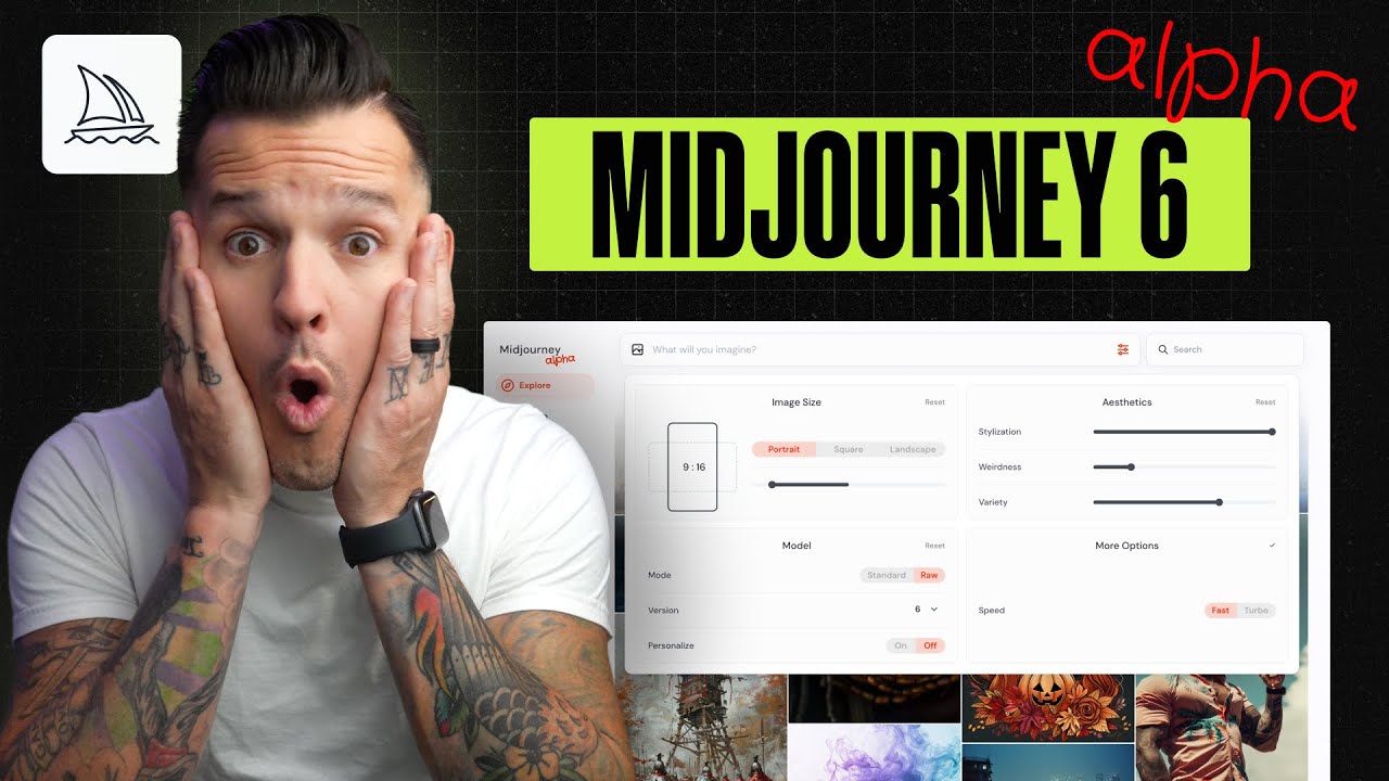 Midjourney 6 Alpha for Web Designers