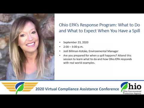 VCAC Ohio EPAs Response Program - What to Do and What to Expect When You Have a Spill