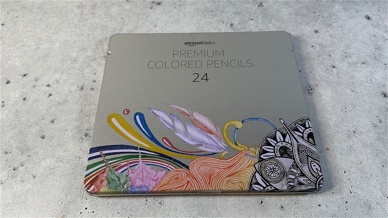 Amazon Basics Premium Colored Pencils - 24 pack