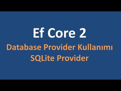 Learn Entity Framework Core Database Providers SqlLite Database Kurulumu - Mind Luster