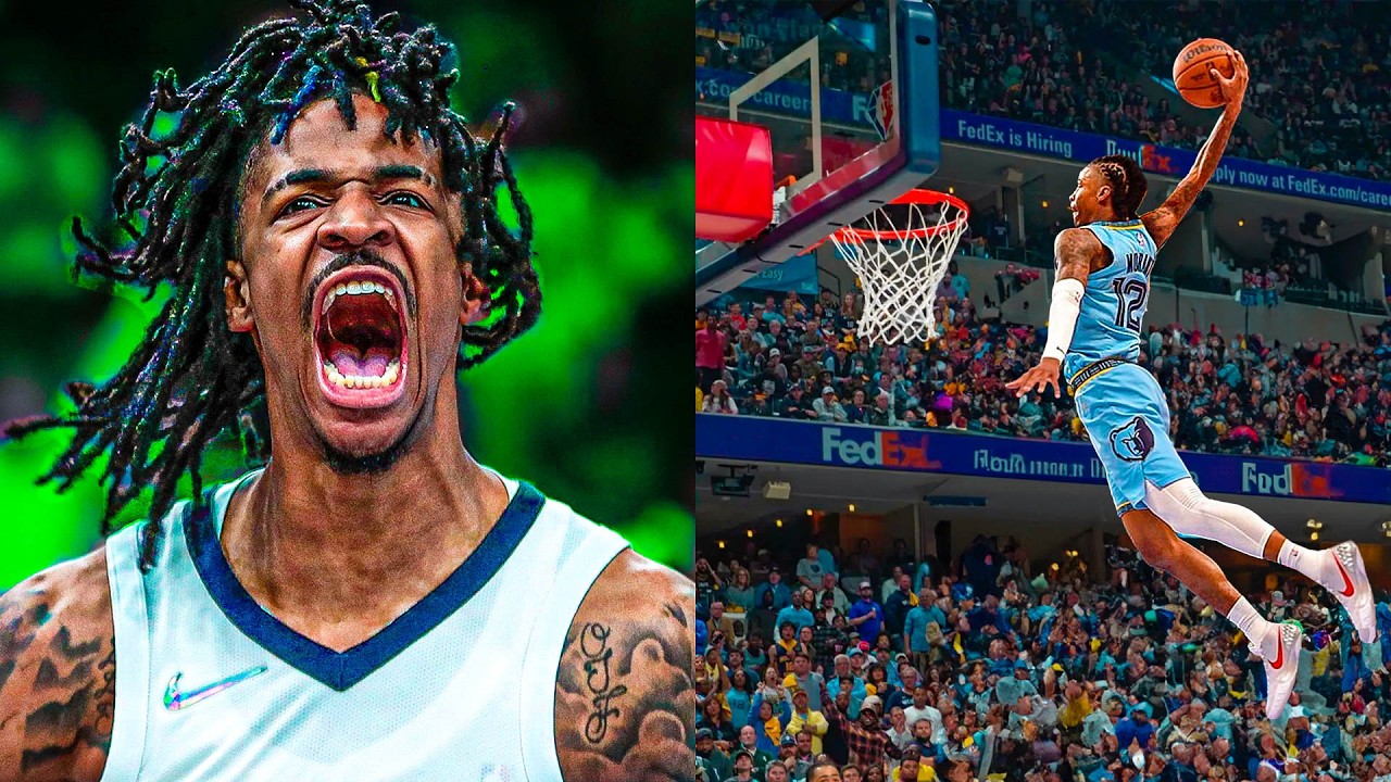 Ja Morant's Most ATHLETIC Dunks Ever !