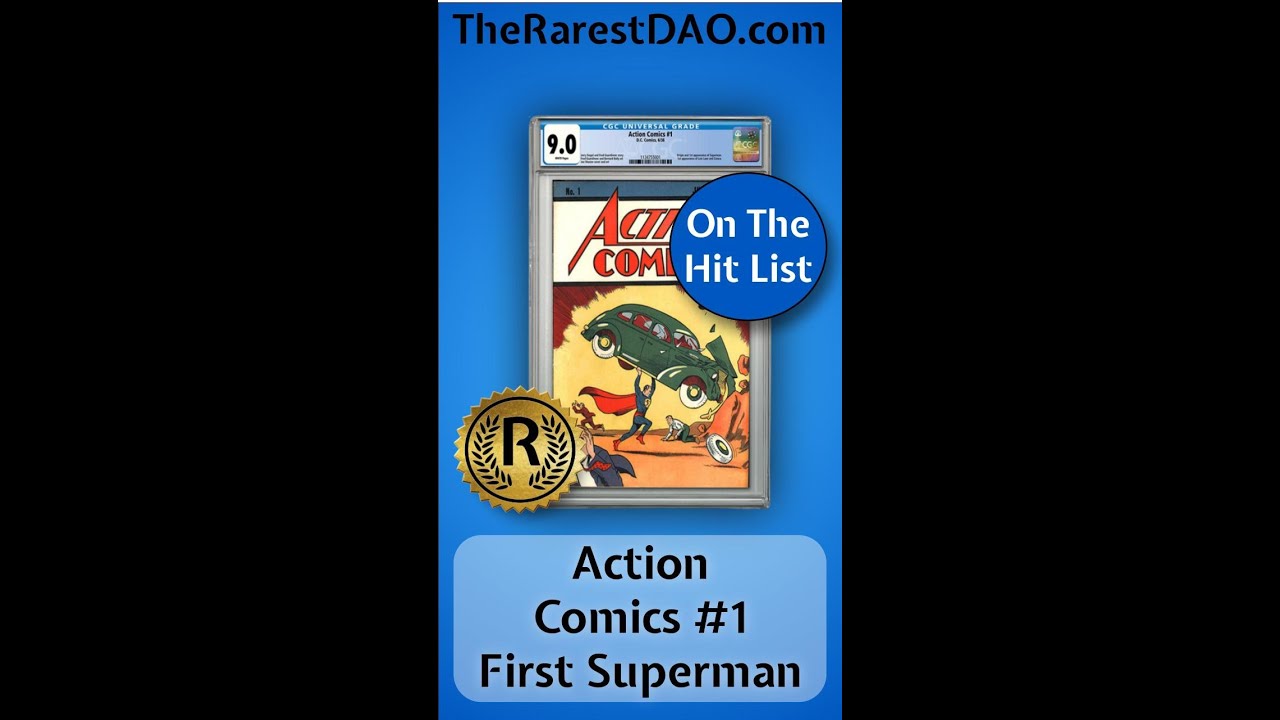 Action Comics #1 First Superman #Shorts