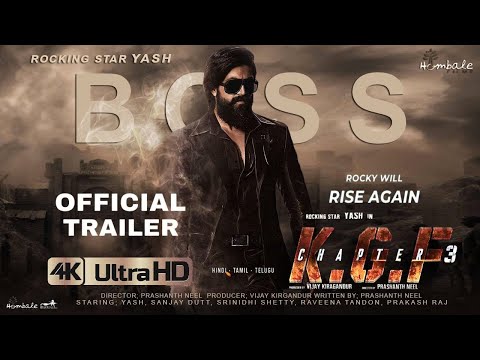 KGF 3 ConceptTrailer|Hindi|Yash|Sanjay Dutt|Raveena Tandon|Srinidhi|Prashanth Neel|Vijay Kiragandur