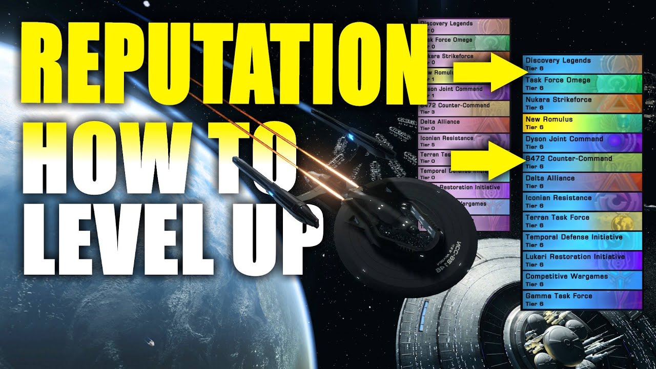 How to Level Up Reputation | Beginners Guide | Star Trek Online