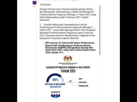 Capai lebih 42 mata Kredit SPL KPM bersama 🌹Teacher Ramizah